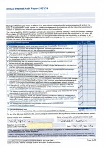 2024-Annual-Internal-Audit-Report – Bishopthorpe Parish Council